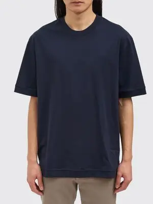 PAOLO PECORA Cotton T-shirt - Blue