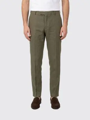 PT TORINO Linen Blend Tailored Trousers - Grey