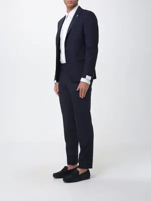 MANUEL RITZ Single-breasted Stretch Wool Suit