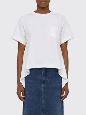 Sacai Cotton T-shirts - White