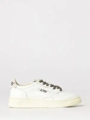 AUTRY Medalist Low Bi Leather Sneakers With Perforated Toe - Brown