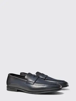 DOUCAL'S Leather Loafers - Blue