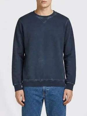 DONDUP Cotton Crew Neck Sweatshirt - Blue
