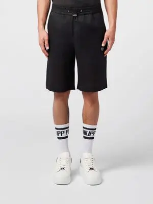 Philipp Plein Technical Fabric Jogging Shorts - Black