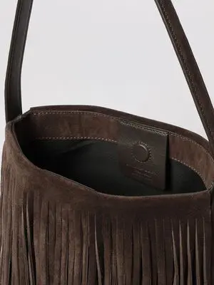 Liviana Conti Iman Suede Bag With Fringes