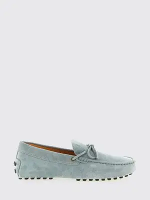 TOD'S Gommino Driver Suede Loafers - Grey