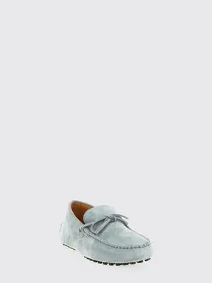 TOD'S Gommino Driver Suede Loafers - Grey