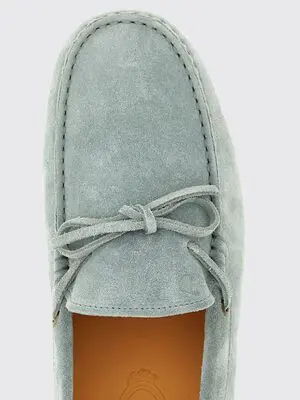 TOD'S Gommino Driver Suede Loafers - Grey