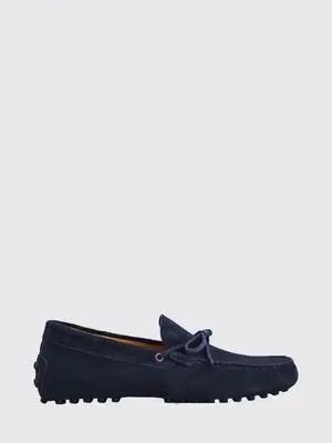 TOD'S Gommino Driver Suede Loafers - Navy