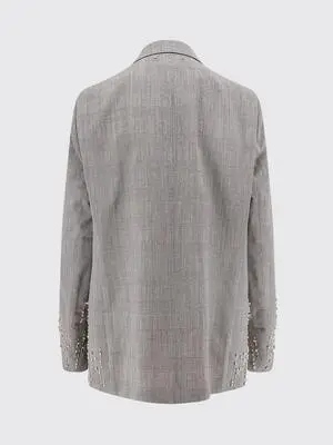 GOLDEN GOOSE Virgin Wool Blazer With Crystal Embellishments