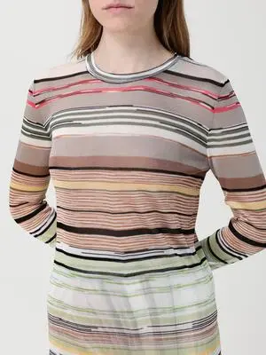 Missoni Striped Rayon Knit Top