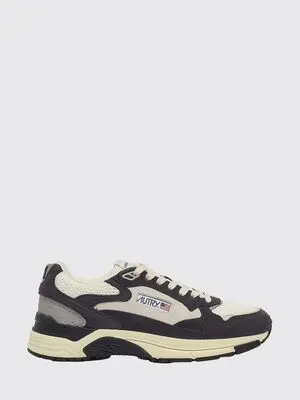 AUTRY Hyperway Bi Leather And Mesh Low-top Sneakers Blue