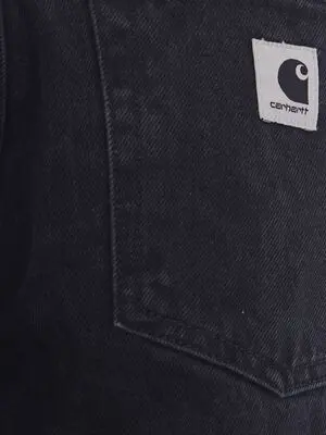 Carhartt Work In Progress Cotton Denim Wide Leg Jeans