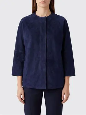 SALVATORE SANTORO Suede Jacket - Blue