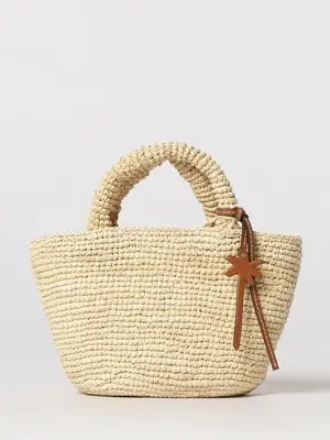 Manebí Crochet Raffia Bag - Beige