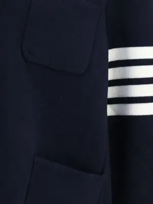 Thom Browne Single-breasted Wool Blazer With 4-bar Sleeve Motif