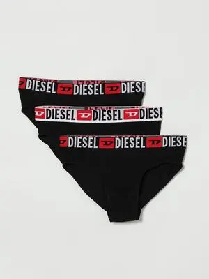 DIESEL® Set Of 3 Cotton Briefs - Black