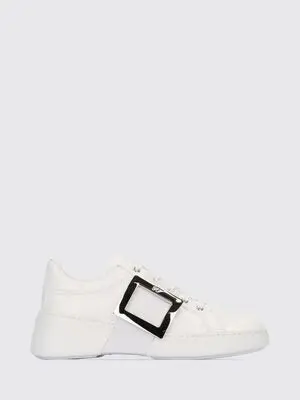 ROGER VIVIER Buckled Trainers - White