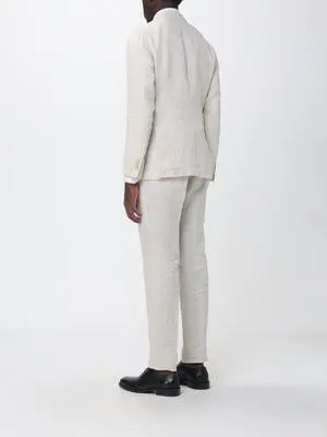 MANUEL RITZ Single-breasted Linen Suit - Beige