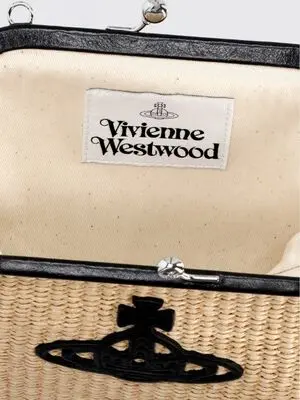 VIVIENNE WESTWOOD Orb Cotton Blend Clutch