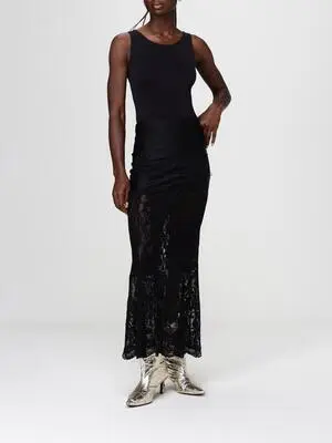 Rabanne Lace Midi Skirt