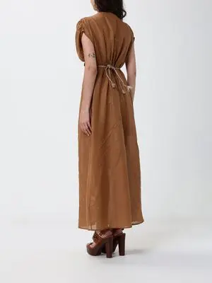 120% Lino Dress - Leather