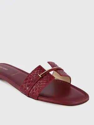 TOM FORD Python Print Leather Mules