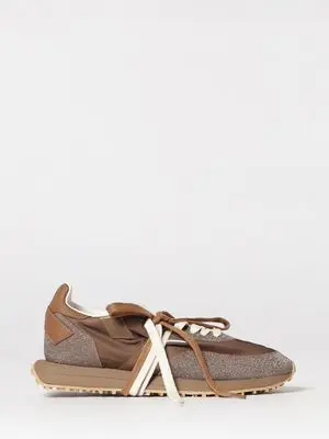 GHOUD VENICE Rush Glitter Fabric And Nylon Sneakers - Brown