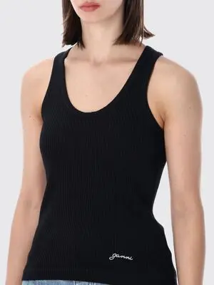 GANNI Basic Organic Cotton Tank Top