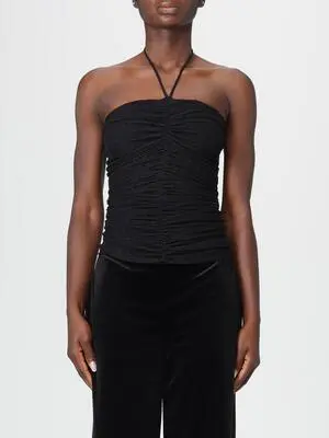 Alexandre Vauthier Halter Neck Ruched Top - Black