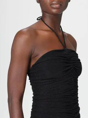 Alexandre Vauthier Halter Neck Ruched Top
