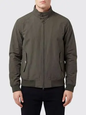 BARBOUR INTERNATIONAL Cotton Blend Rectifier Harrington Bomber Sage