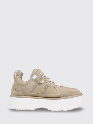UGG Platform Lace-up Sneakers - Beige