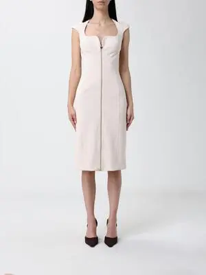 Elisabetta Franchi Corset Dress - Beige