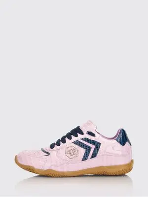 Philipp Plein Pit-$top Crocodile Print Leather Sneakers - Fuchsia