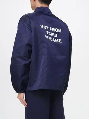 Drole De Monsieur Printed Jacket - Blue