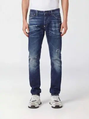 Philipp Plein Skinny Fit Stretch Jeans - Blue