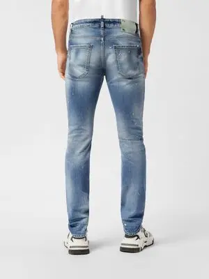 Philipp Plein Skinny Fit Stretch Jeans - Denim