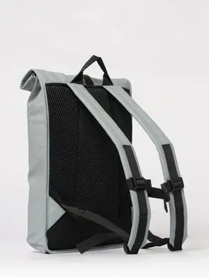 Rains Rolltop Rucksack In Waterproof Pu - Grey