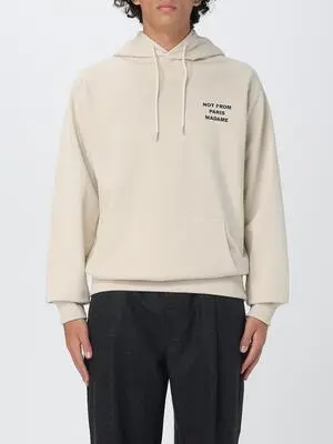 Drole De Monsieur Hooded Sweatshirt - Mastic