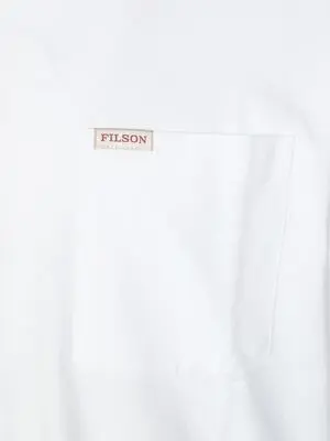 Filson Crewneck T-shirt In Cotton - White