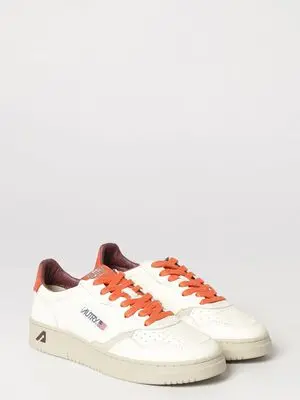 AUTRY Medalist Low Top Sneakers In Bi-leather And Suede - Red