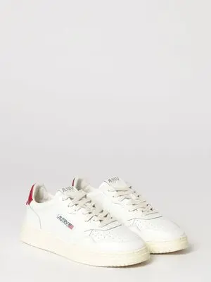 AUTRY Medalist Low Top Sneakers In Bi-leather And Suede - Ruby