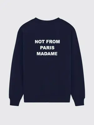 Drole De Monsieur Sweatshirt Colour - Blue