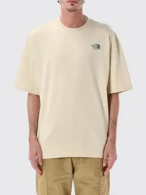 The North Face Printed Cotton Crewneck T-shirt - Beige
