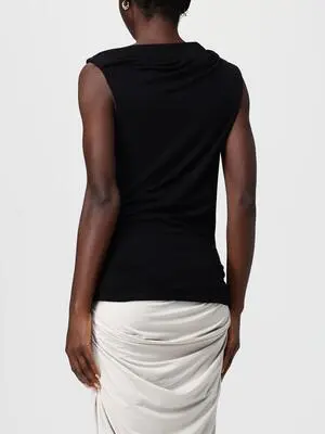 ENTIRE STUDIOS Draped Top - Black