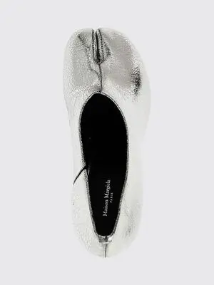 MAISON MARGIELA Tabi Crackled Laminated Leather Pumps