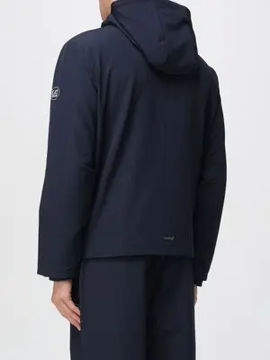 EA7 Quilted Zip-up Jacket