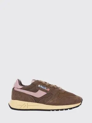 AUTRY Reelwind Nylon And Suede Sneakers With Serrated Sole Brown