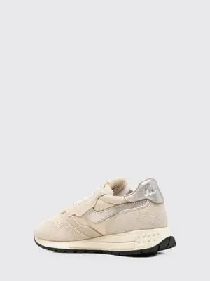 AUTRY Reelwind Nylon And Suede Lace-up Sneakers With Serrated Sole - White